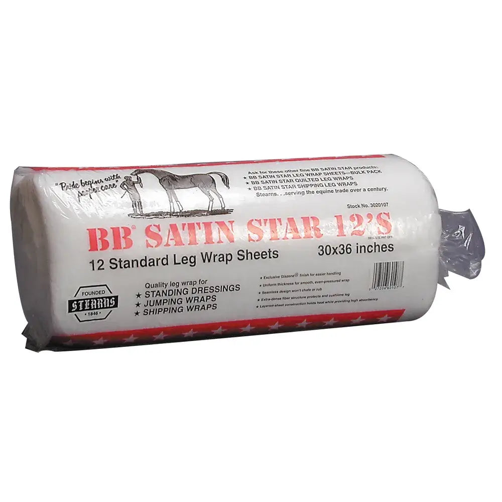 BB Satin Star® Cotton Leg Wraps – ½ Bale (240 ct) | The Mill