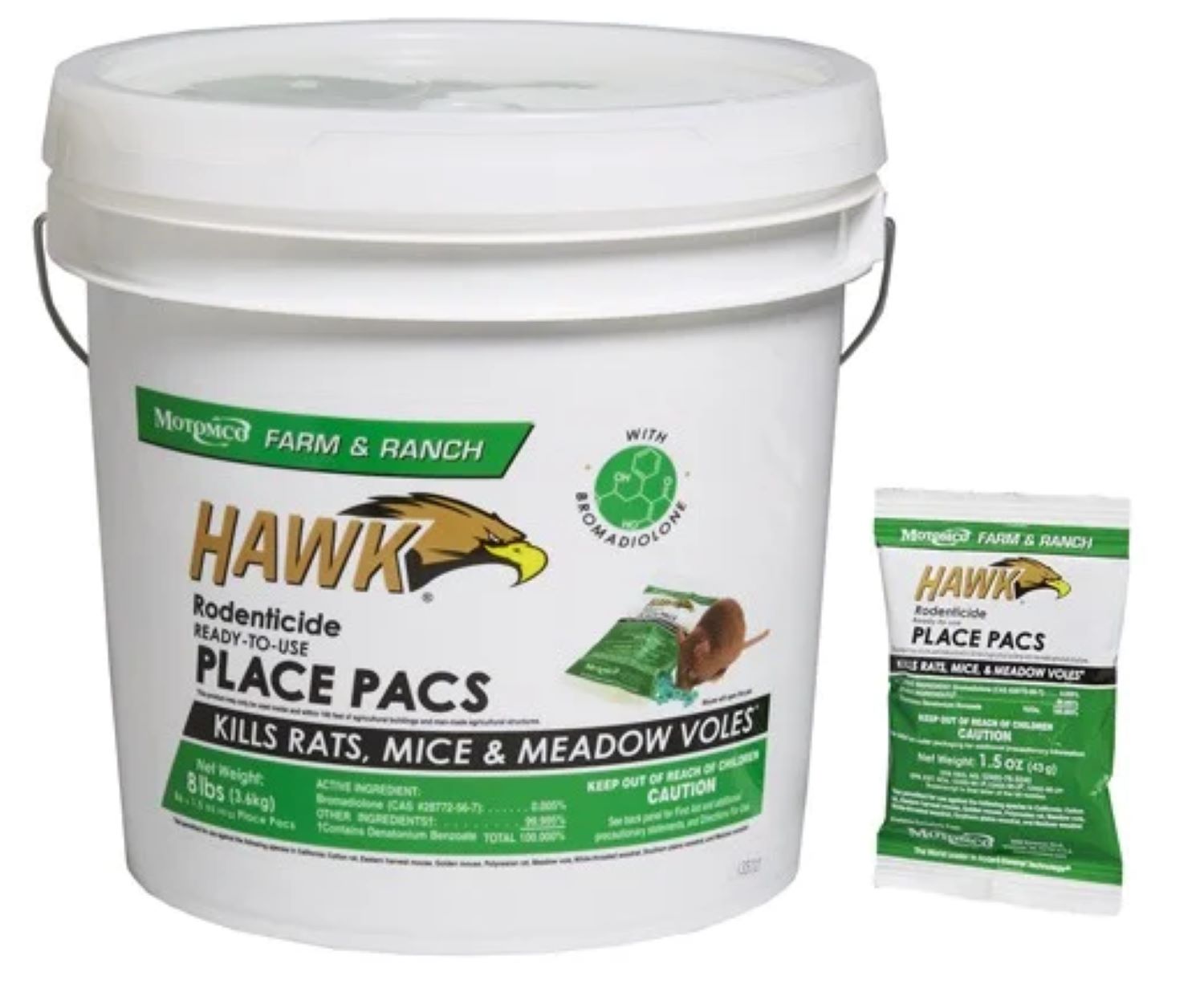 Hawk Rodent Bait Pail 150-Count – The Mill
