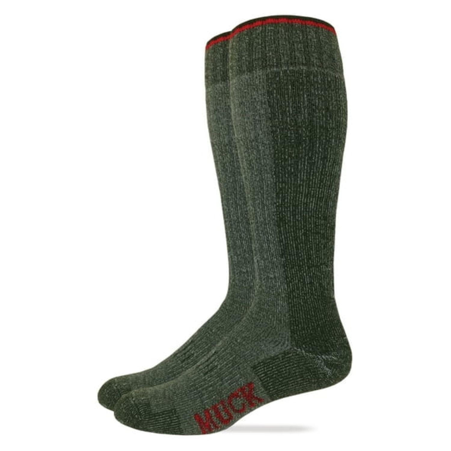 Dark Green Two-Pack Tall Muck Socks (Large) | The Mill