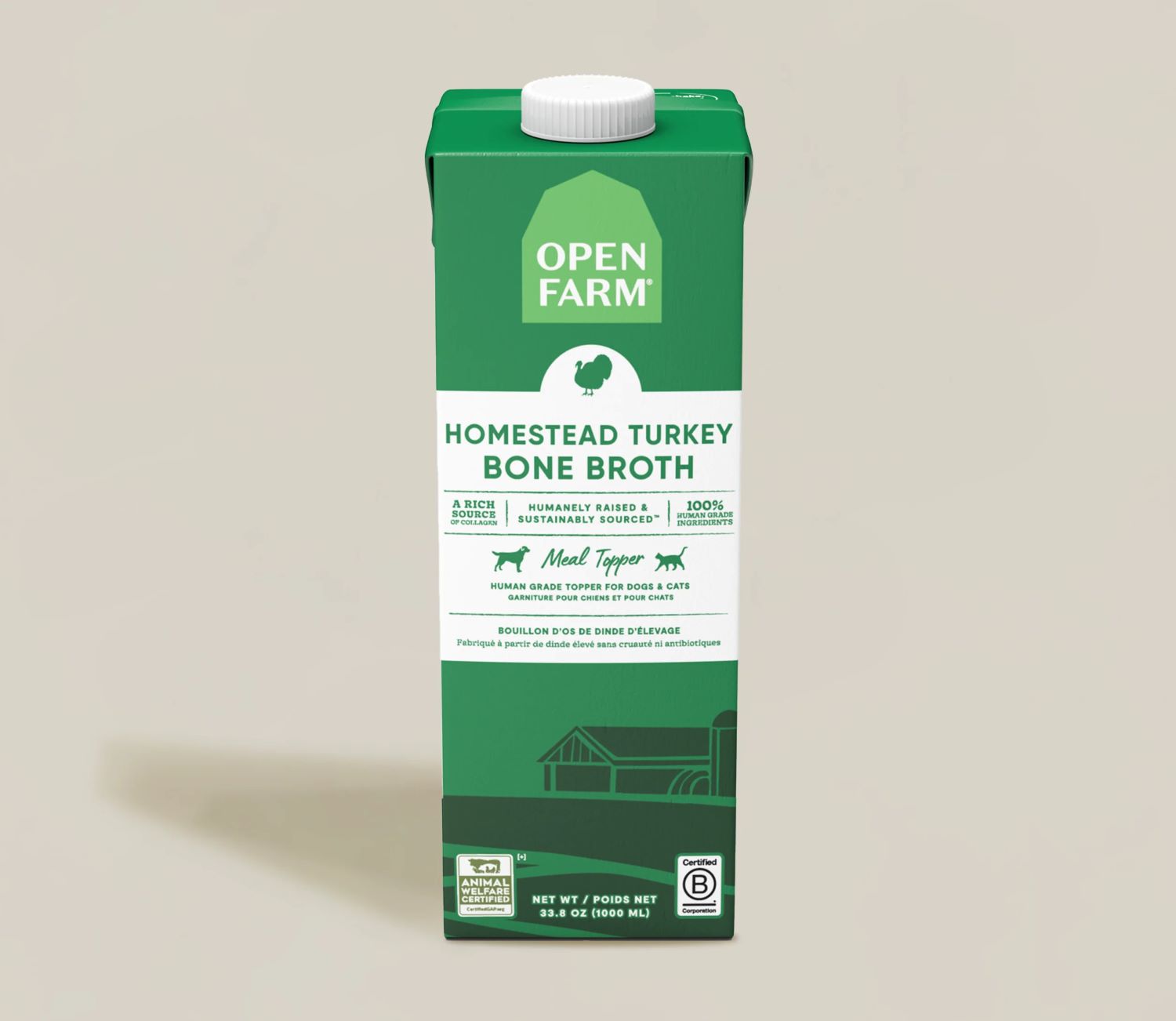 Open Farm Homestead Turkey Bone Broth for Dogs | The Mill