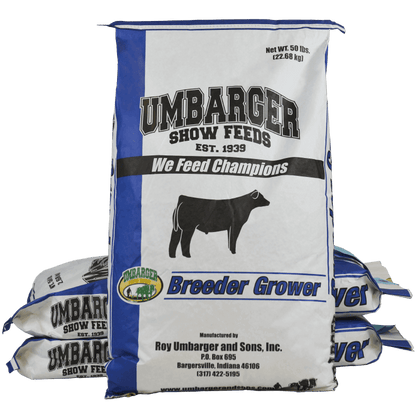 Umbarger Show Feeds Breeder/Grower Show Cattle Feed, 50 lb | The Mill