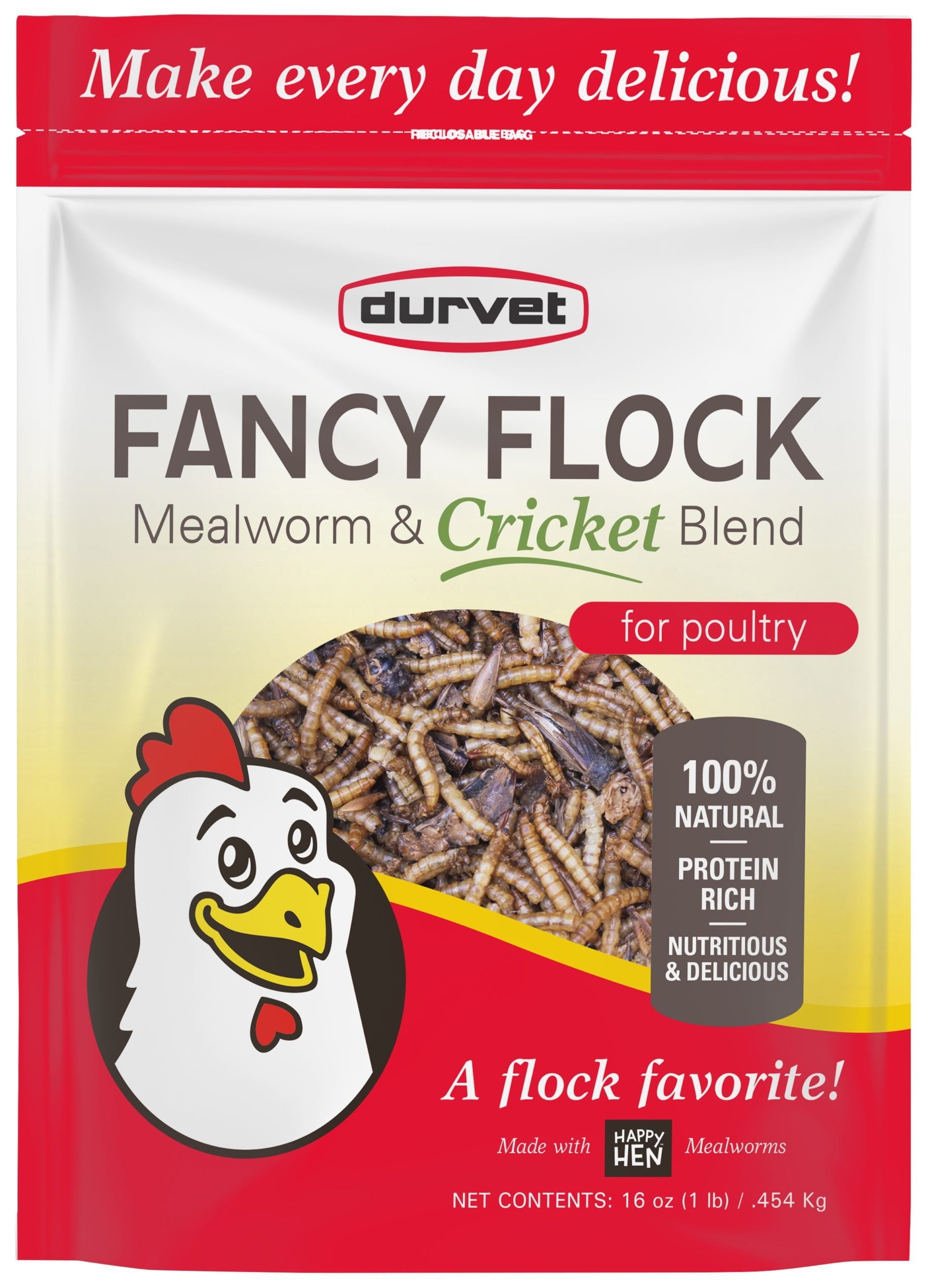Fancy Flock Mealworm and Cricket Blend Poultry Treat | The Mill
