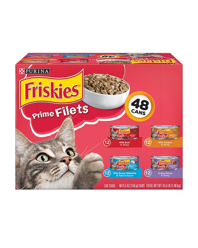 Friskies® Prime Filets Wet Cat Food – 48 Count Variety Pack | The Mill