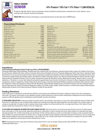 Triple Crown Senior Horse Feed – The Mill