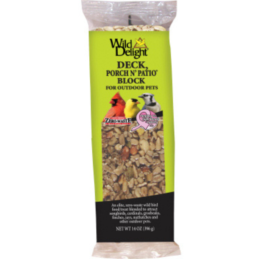 Wild Delight Deck, Porch n' Patio Outdoor Wild Bird Block | The Mill