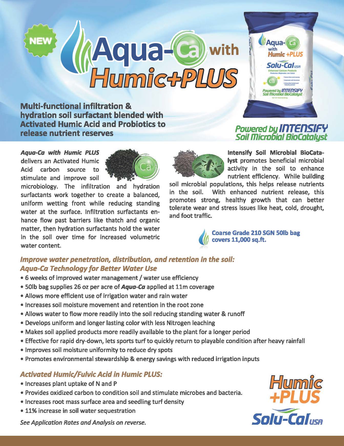 Aqua-Ca with Humic PLUS Soil Surfactant - The Mill - Bel Air, Black ...