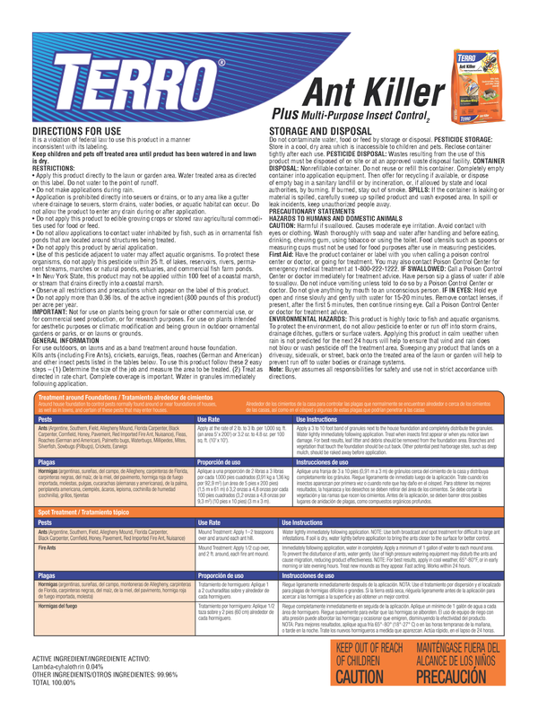 TERRO Ant Killer Plus - The Mill - Bel Air, Black Horse, Red Lion ...
